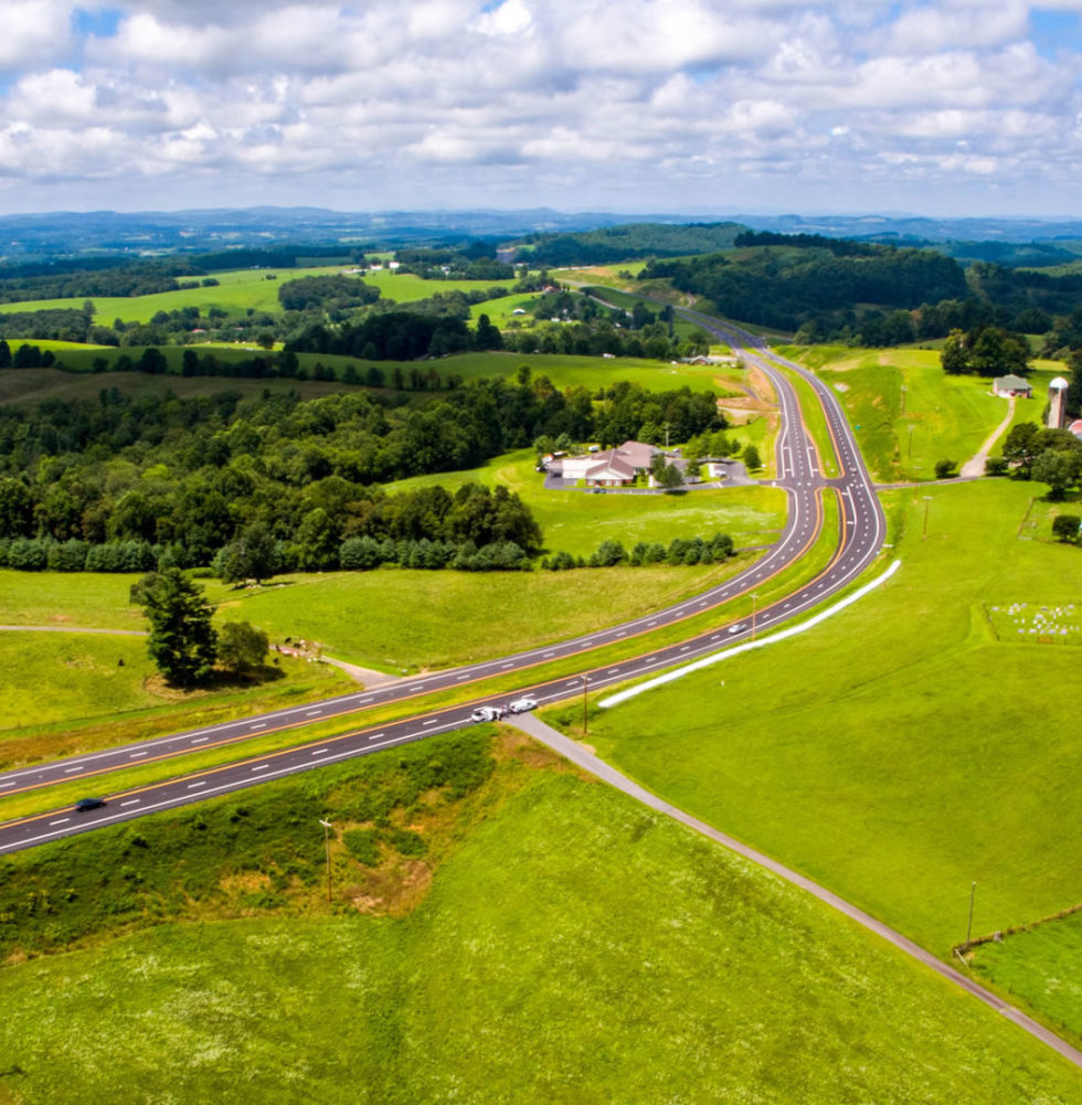 Branch Highways, completes more than 8 miles of the new Route 58 ...